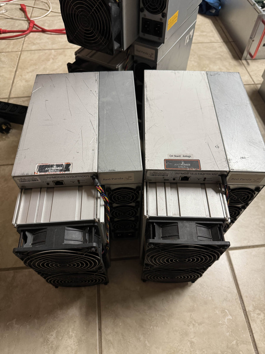 Bitmain Antminer S19J Pro 104th/s with BraiinsOS – Red Panda Mining